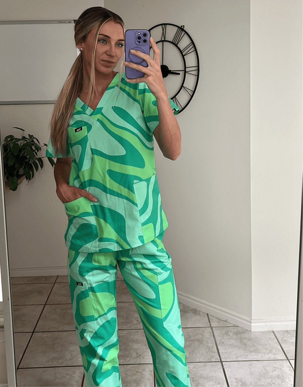 Matcha Swirl Scrub Set – KODA SCRUBS